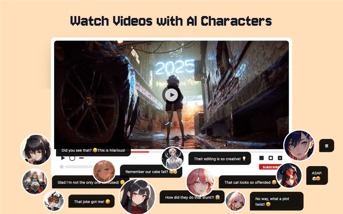 Dmooji.ai | Chat with AI Characters on YouTube